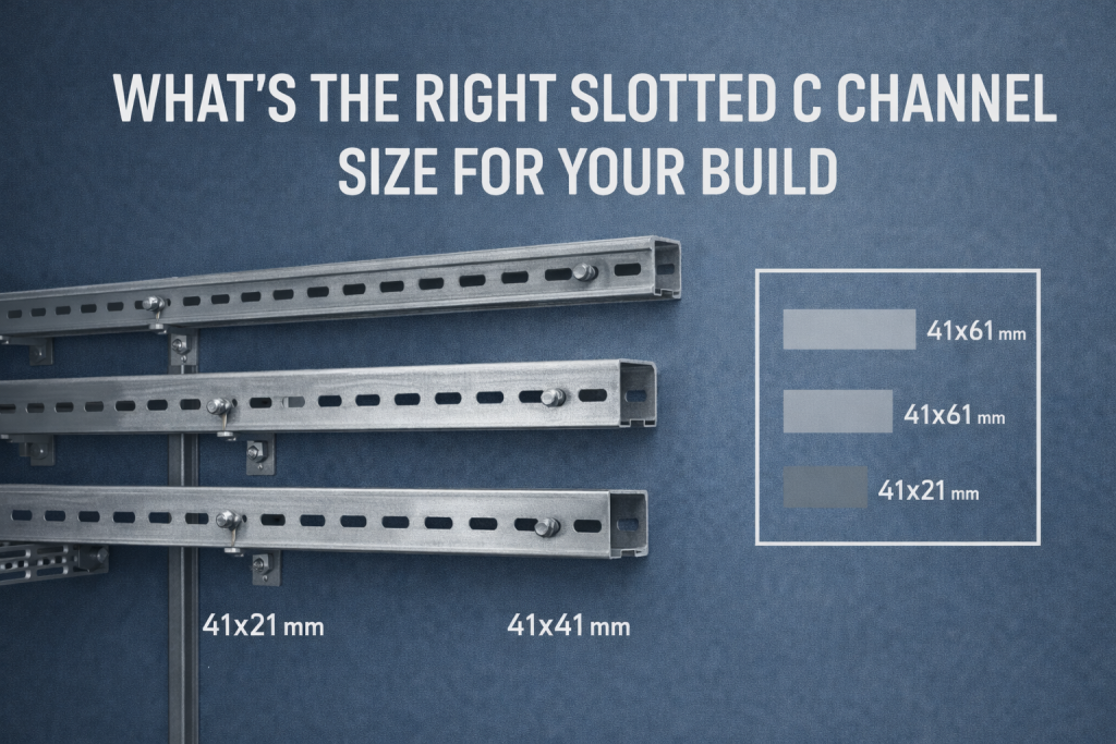 What's the Right Slotted C Channel Size for Your Build